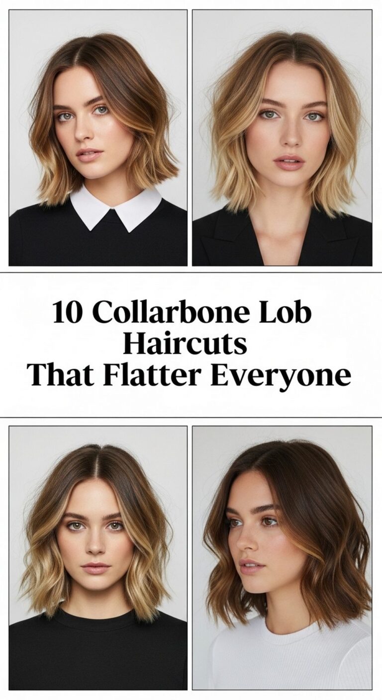 10 Collarbone Lob Haircuts That Flatter Everyone - Cut And Curls