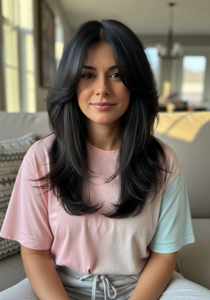 10 Face-Framing Layered Cuts for Long Hair That Look Full All Day - Cut ...
